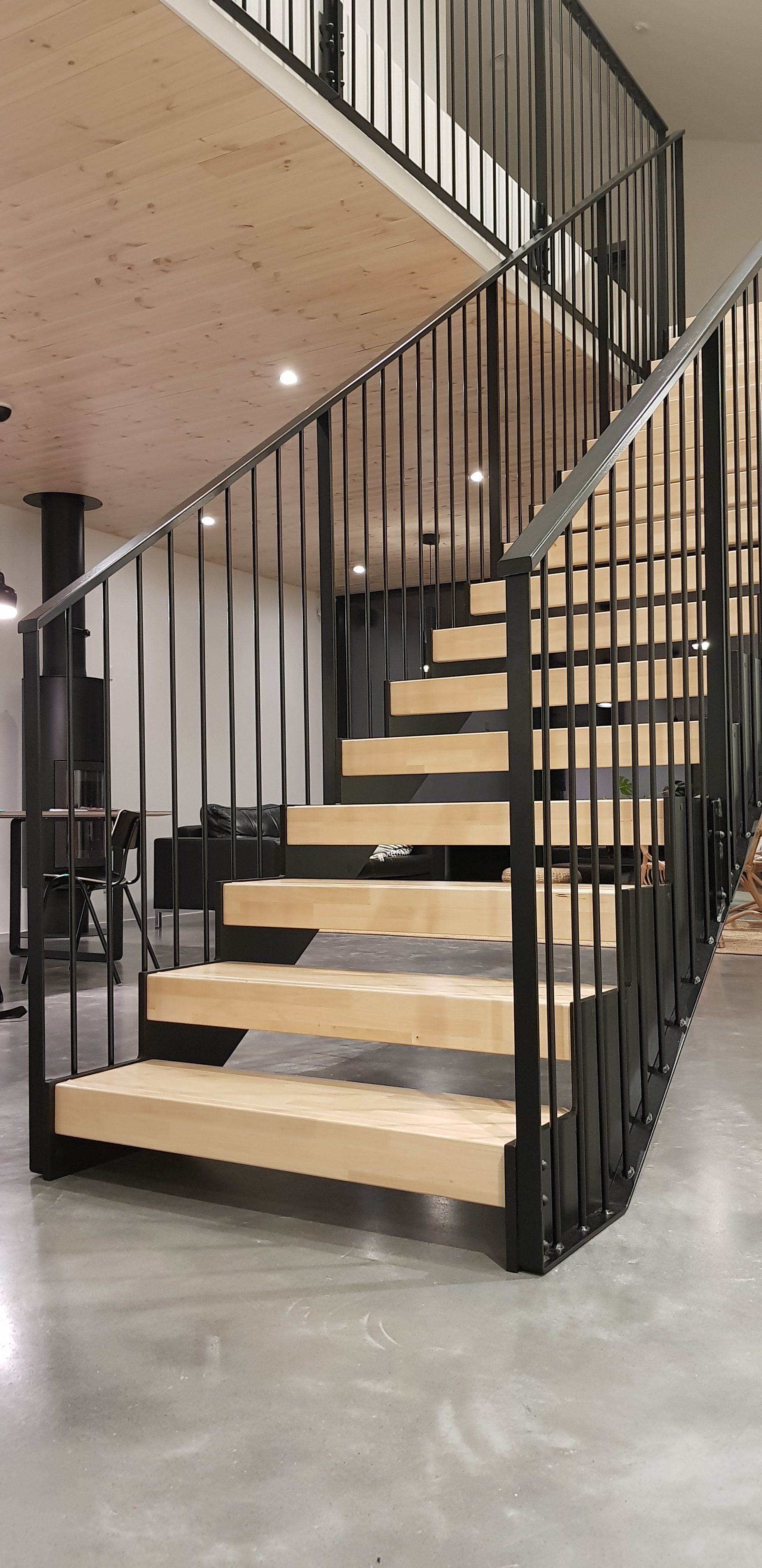 Mustat metallikaiteet – Arkkitehdin suunnittelema koti